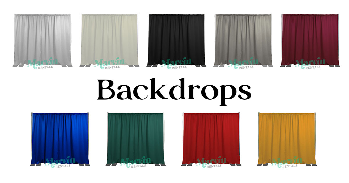Backdrops - Marvin Rentals